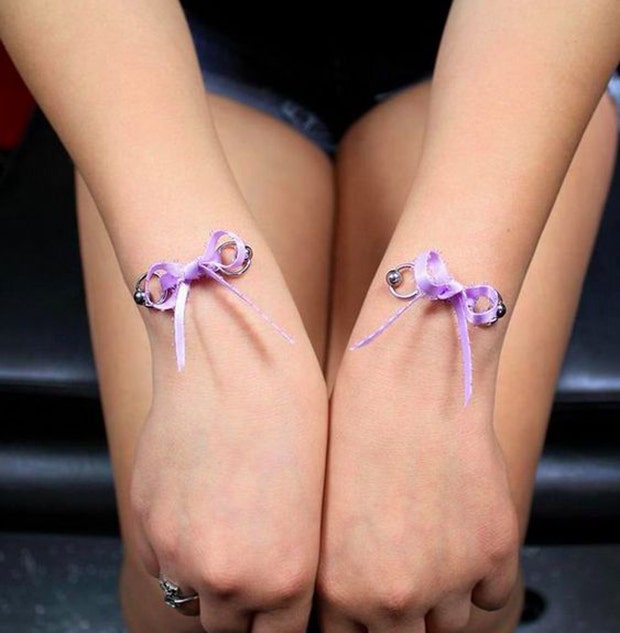 29 Tattoo Design Ideas With Dermal Piercings To Add Glam To Your Ink Yourtango